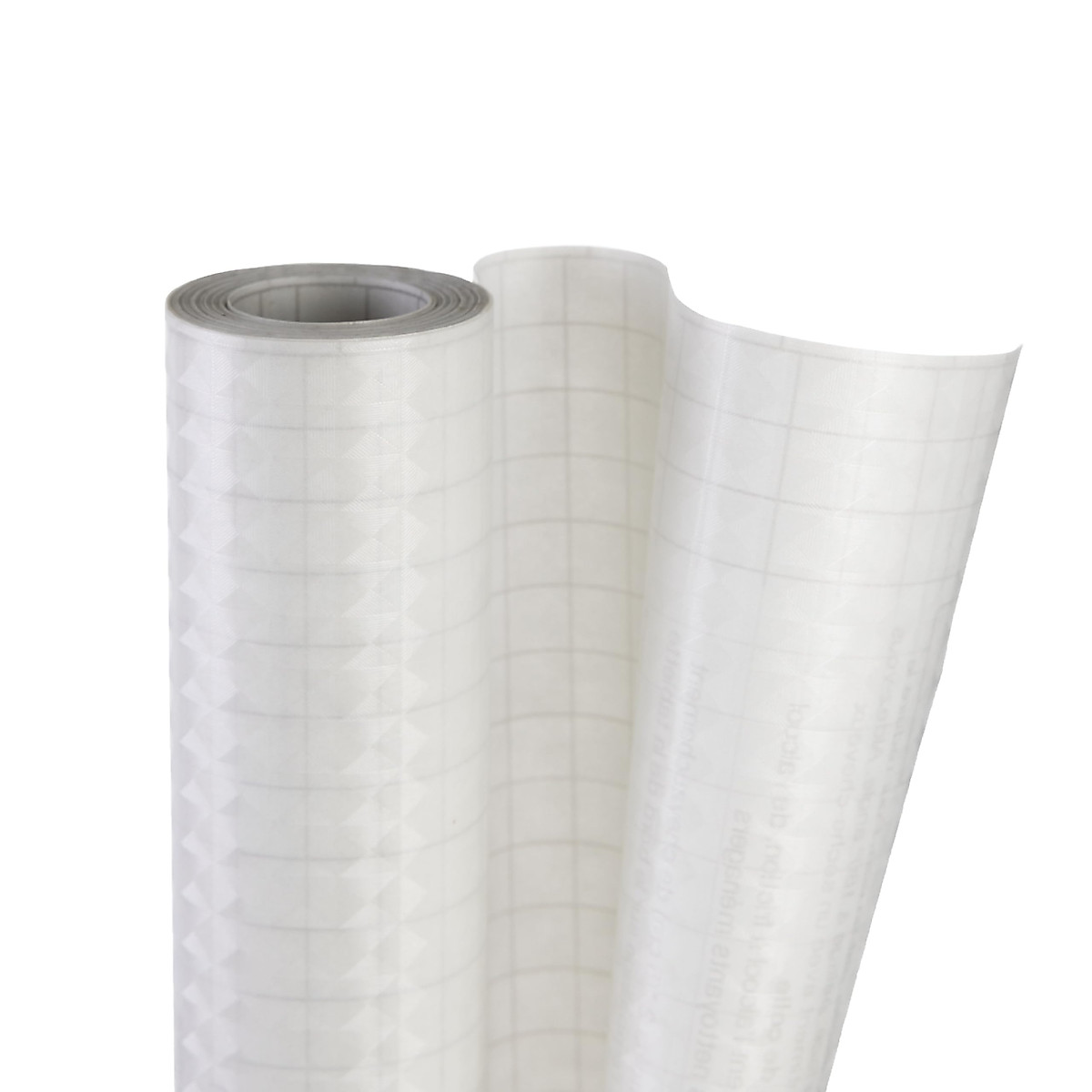 Smart Design Textured Adhesive Shelf Liner - 18 Inch x 20 Feet - Drawer Cabinet Paper - Kitchen - Textured Pyramid