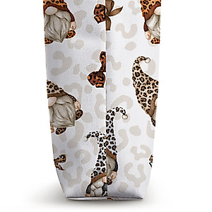 Cute Animal Print Accessories For Women With Leopard Gnome Tote Bag