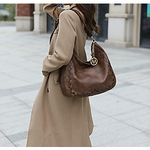 MKF Collection Shoulder Bag for Women, Top-Handle Crossbody Purse Satchel Handbag