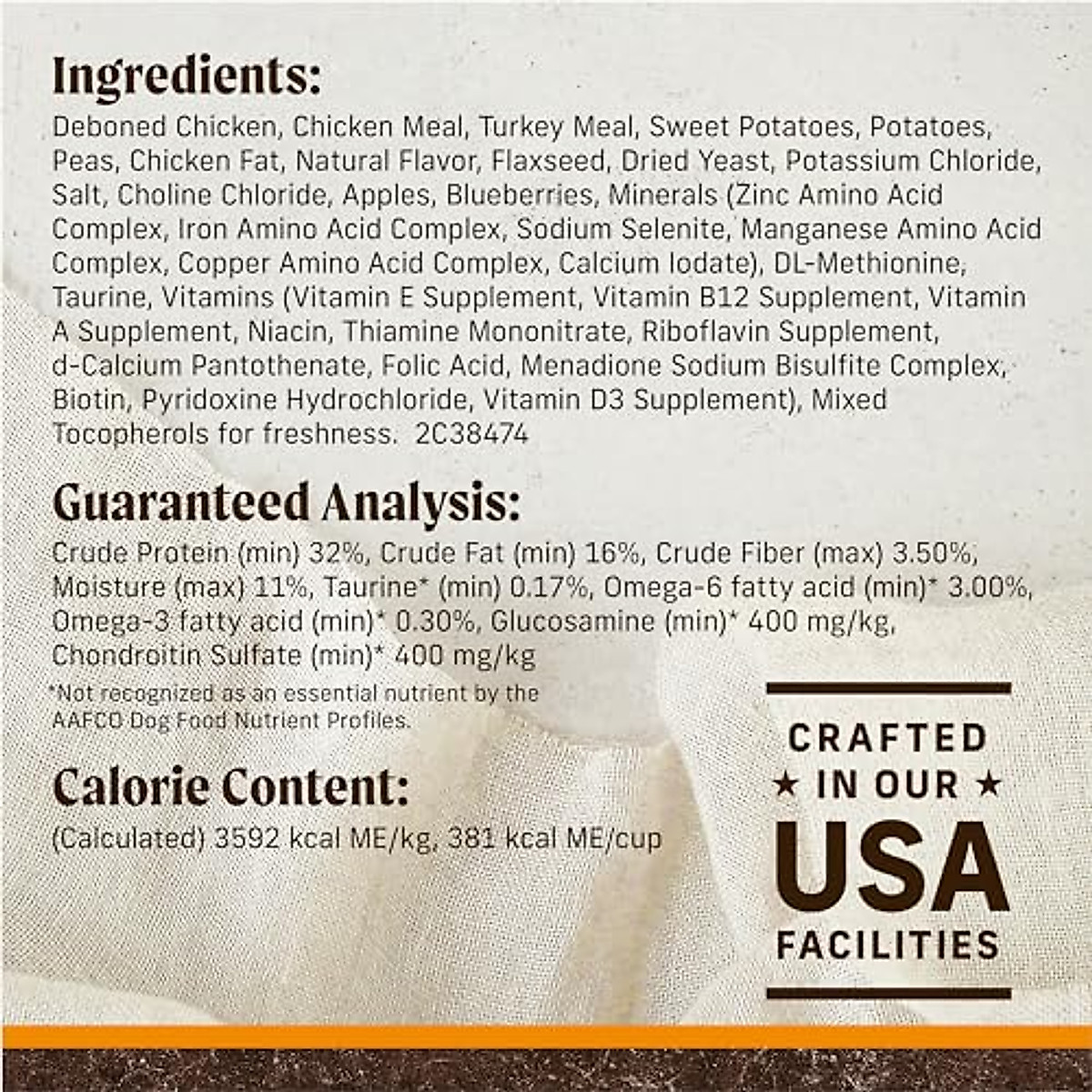 Merrick Premium Grain Free Dry Adult Dog Food, Wholesome And Natural Kibble With Real Chicken And Sweet Potato - 4.0 lb. Bag