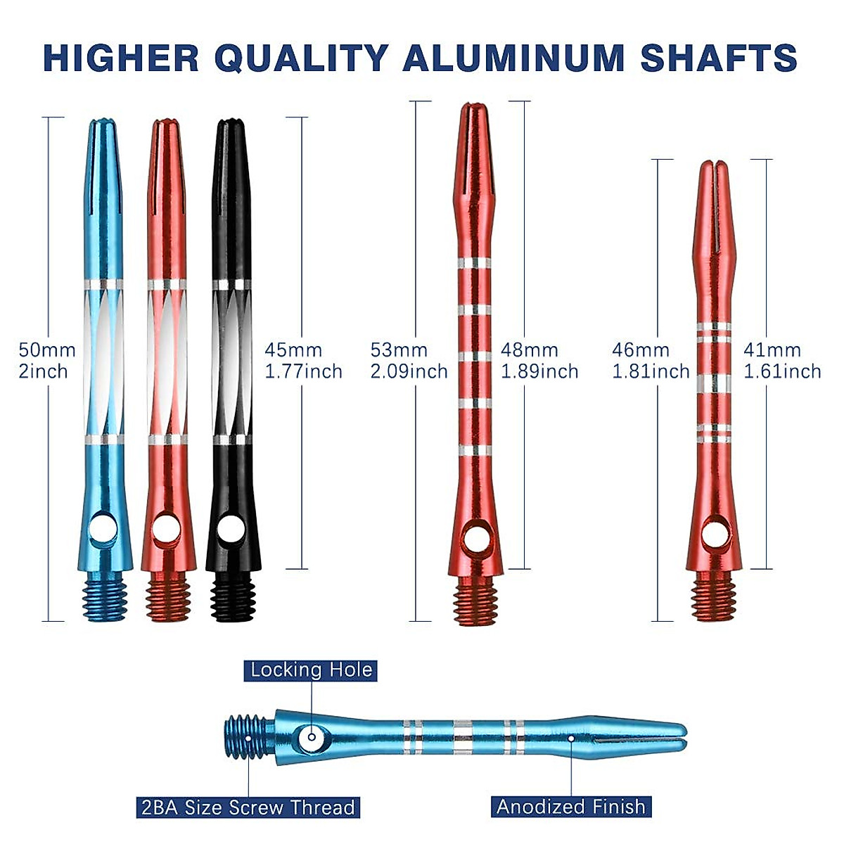 Tezoro Dart Accessories Kit Including Aluminum Dart shafts,Dart Flights, Flight Savers, Sharpener, O-Rings -Bulk Pack of 104 Pieces