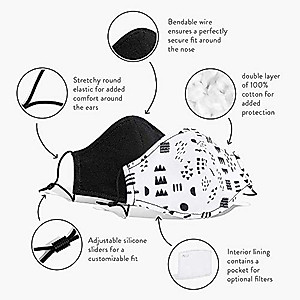 The Honest Company Adult MASK Pattern Play LG, 2 Count (Pack of 1)