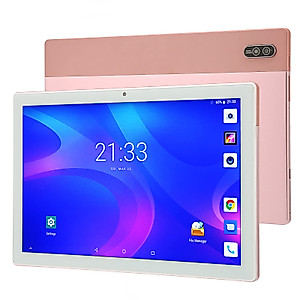10 Inch HD IPS Tablet, 2.4G 5G WiFi Tablet PC, 8GB RAM 256GB ROM Office Tablet, Front 8MP Rear 13MP, Octa Core CPU, 8800mAh Lasting Battery (US Plug)