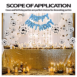 30PCS Cow Balloons Funny Cow Print Balloons For Children's Party Western Cowboy Theme for Kids Birthday Party Favor Supplies Decorations…