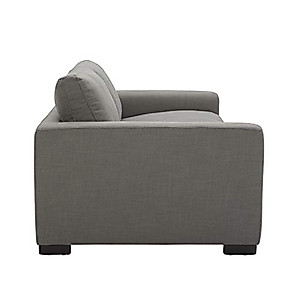 Amazon Brand - Stone & Beam Westview Extra-Deep Down-Filled Loveseat Sofa Couch, 75.6"W, Smoke