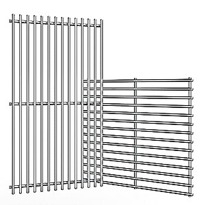 Uniflasy 17 Inches Stainless Steel Cooking Grid Grates Replacement for Charbroil 463250509, 463250510, Thermos 461262409, Grill Master 720-0737, 720-0670E, Vermont Castings, Great Outdoors Gas Grills