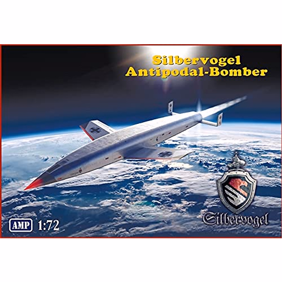 AMP 72-014 - 1/72 -"Silbervogel Third Reich sub-Orbital Bomber Scale Model kit