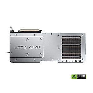 Gigabyte GV-N4080AERO OC-16GD GeForce RTX 4080 16GB AERO OC Graphics Card, 3X WINDFORCE Fans, 16GB 256-bit GDDR6X, Video Card