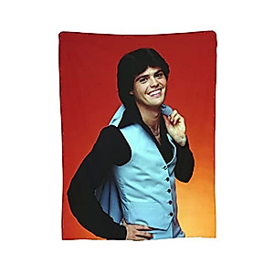 DOTZRLT Donny Singer Osmond Blanket Printed Flannel Blanket Home Decor Soft Comfortable Warm Throw Blankets 60"x50"