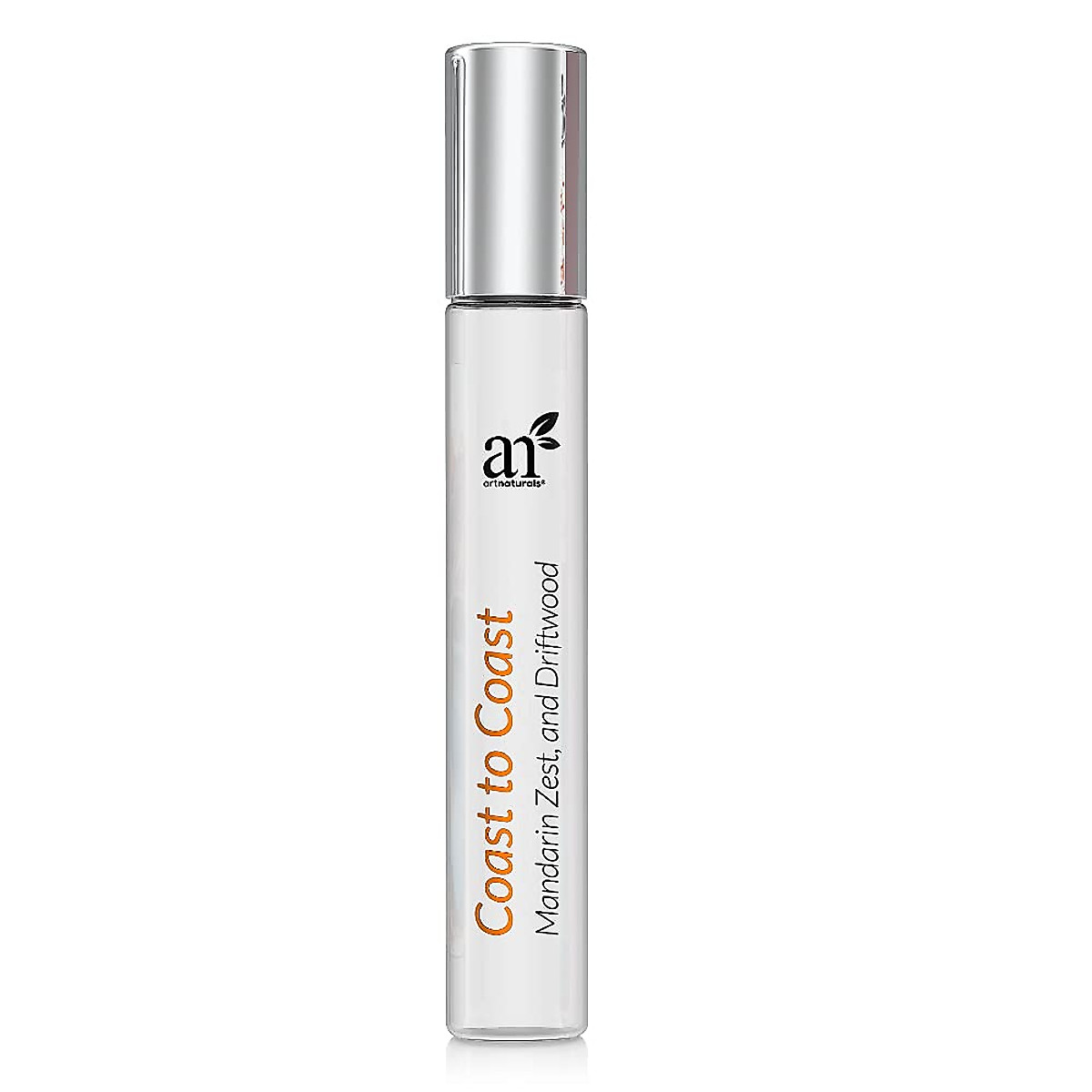 Artnaturals Coast to Coast - Roll On Perfume - Rollerball Fragrance - Mandarin Zest & Driftwood Scent - .33 oz