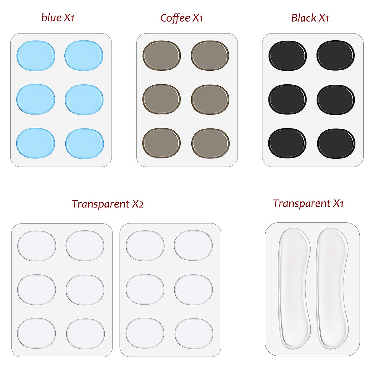 MIKIMIQI Drum Dampeners Gel Pads, 30 Pcs Round Silicone Drum Silencers and 2 Pcs Long Clear Soft Drum Dampening Gel Pads Drum Mute Pads for Drums Tone Control, 4 Colors