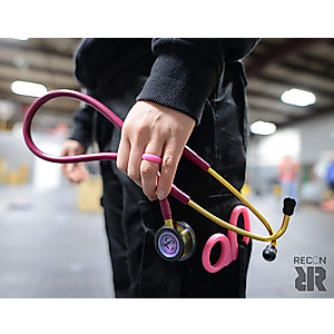 Women's Pink Silicone Wedding Ring.