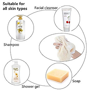 Exfoliating Face And Body Wash Cloths Towel With Exfoliating Gloves Towel Scrub Set Dual-Sided Soft-Weave Scrub Towel Cloth For Men And Women, Remove Dead Skin,Set Of 7