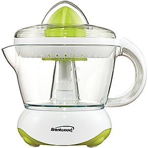 Brentwood J-15 24oz Electric Citrus Juicer, White
