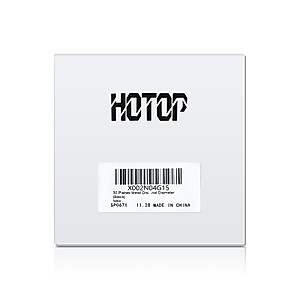 Hotop 30 Pieces Metal Drapery Curtain Rings and 30 Pieces Hanging Metal Curtain Drapery Pin Hooks for Window Door Shower(32 mm,Black)