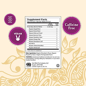 Yogi Tea - Berry DeTox Tea (6 Pack) - Healthy, Cleansing Antioxidant Blend - Caffeine Free - 96 Organic Herbal Tea Bags