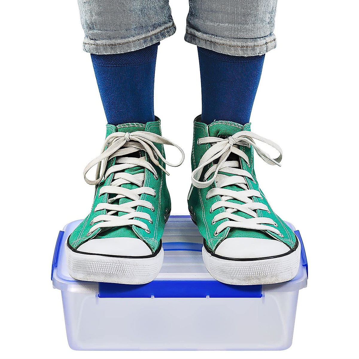 YORY large food storage containers with lid for cookies macarons bread cake flour sugar rice leftovers - freezer safe -extra big- box tub(9L/36cups-2pack)