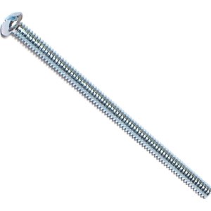 Hard-to-Find Fastener 014973315160 Slotted Round Machine Screws, 6-32 x 2-1/2, Piece-20, zinc