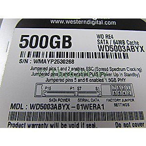 500GB SATA 7200 RPM HD (WD5003ABYX) -