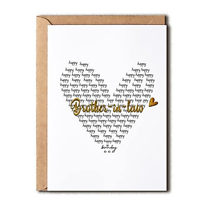 EruditeGifts Brother-In-Law Birthday Card - Birthday Card For Brother-In-Law - Inside Brother-In-Law Heart - Happy Birthday Card - Miss You Card For Brother-In-Law
