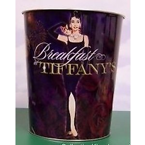 Breakfast At Tiffany's Tin Trash Can
