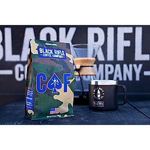 Black Rifle Coffee Company CAF, Medium Roast Ground Coffee, 12 OZ Bag