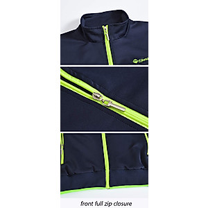 YSENTO Men's Tracksuits Set Outfits 2 Piece Jogging Suits Warm Up Running Track Sets Sweatsuits Green L