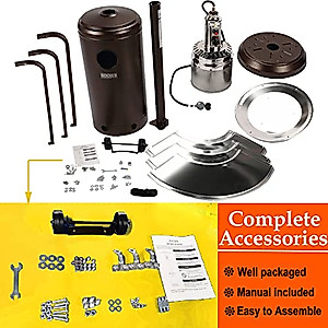 48000 BTU Heater, Patio Heater for Outdoor Use, 89inch Heater with Portable Wheels, Propane Gas Heaters with Auto Shut-off Tilt Valve for Commercial & Residential, ETL Certification