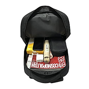 SORVA Teen Demon Slayer Student Daypack Lightweight Durable Canvas Knapsack Water Resistant Bookbag for Travel,Outdoor