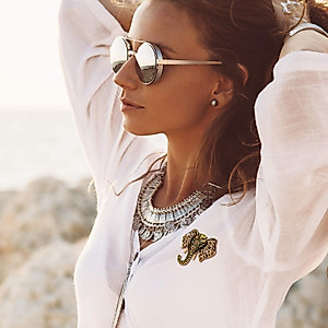 Hicarer 9 Pieces Women Brooches Pins Bulk Set Rhinestone Animal Insect Crystal Pins Butterfly Dragonfly Hummingbird Owl Peacock Brooch Pin for Women Girls Gifts, 9 Styles