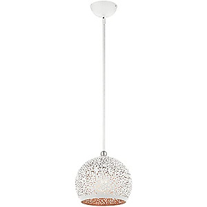 Livex Lighting 49181-03 1 Light White Pendant