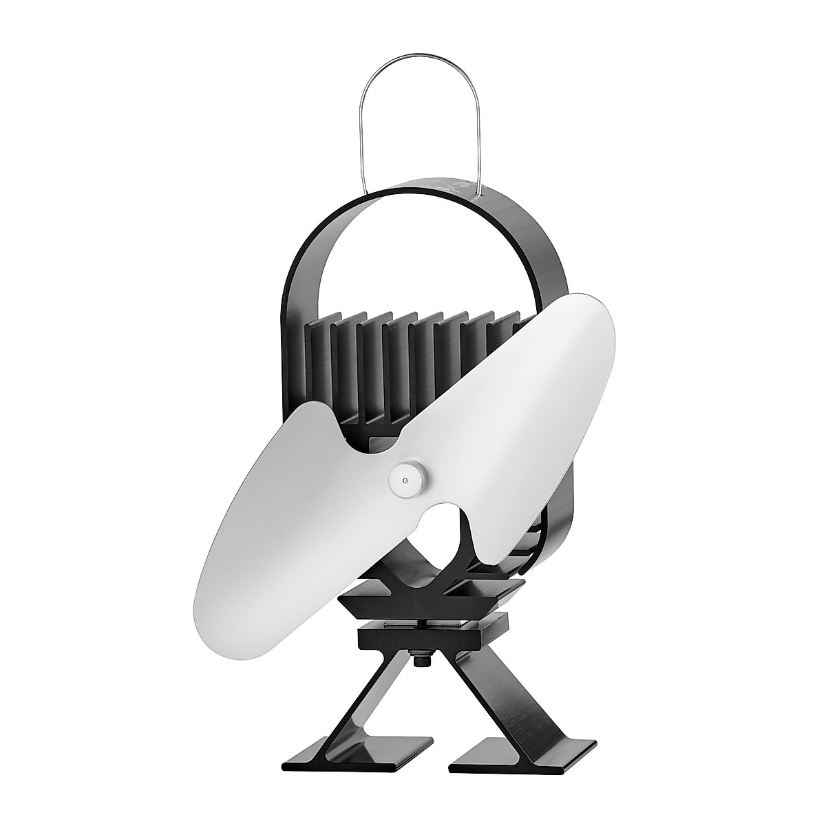 Ecofan® AirDeco I, Superior Performance Stove Fan, Heat Powered, Contemporary Style. Low Start Temperature, 160CFM Nickel Blade, Mid-Sized