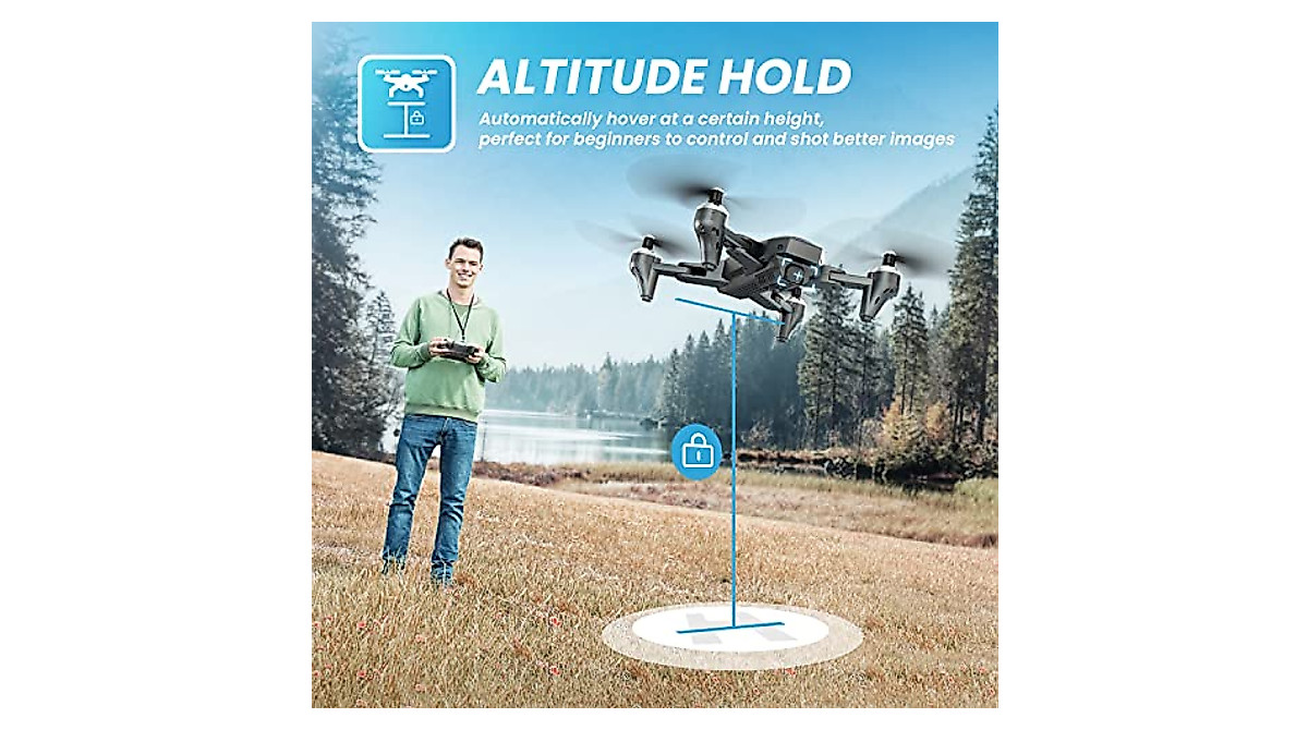 DEERC Drone with Camera 2K HD FPV - Easy Flight & Extended Battery