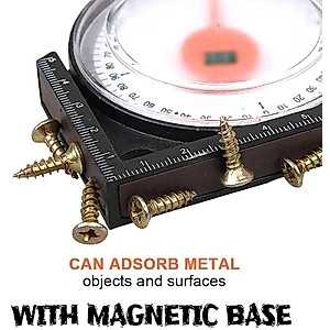 Magnetic Base Angle Finder Measure Spirit Level Gauge Roofer Builders Plumbers Magnetic Angle Level Finder Magnetic Angle Level Finder Level Angle Meter
