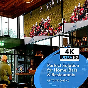 OREI UltraHD 4K @ 60 Hz 1 X 2 HDMI Splitter 1 in 2 Out 2 Port 2: 8-Bit - HDMI 2.0, HDCP 2.0, 18 Gbps, EDID, Duplicate / Mirror 4K Screens - UHDS-102