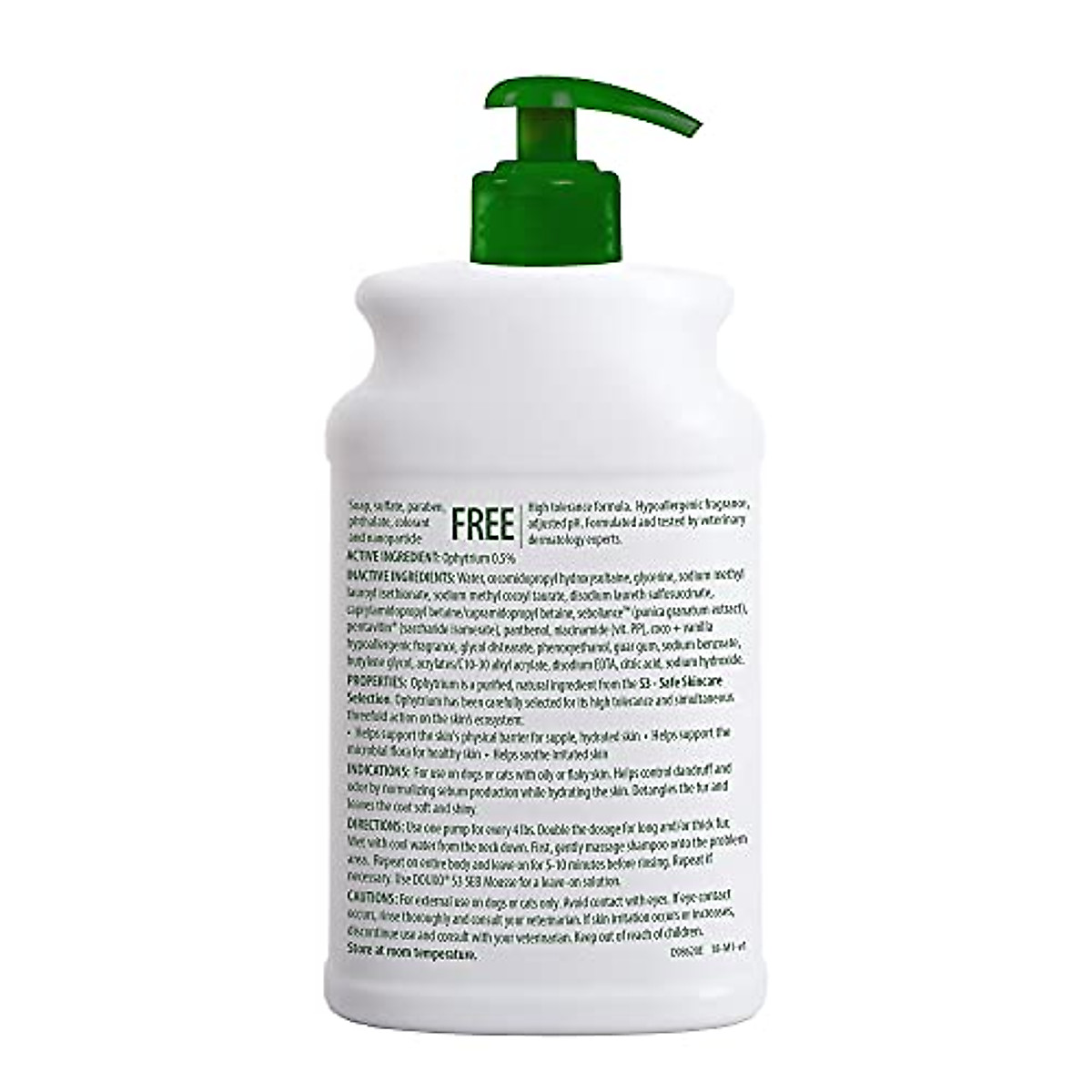 Douxo S3 SEB Shampoo 16.9 oz (500 mL) - Relief for Seborrhea in Dogs and Cats (Helps with Oily to Flaky Skin)