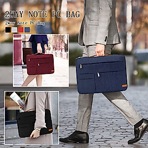 KINGSLONG 14 inch Laptop Sleeve Bag, Slim Shockproof Handbag, Computer Carrying Case Cover Compatible with MacBook Air/Pro,Acer Asus Dell HP Blue