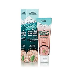 PERIOE Flouride-Free Himalayan Pink Salt Toothpaste, 3.4 oz - Ice Mint w/Aloe Vera | Vegan, Cruelty-Free, Paraben-Free Plaque & Tartar Remover Oral Care Travel Size Toothpaste