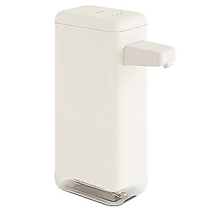 QANYI Automatic Foaming Soap Dispenser, USB Rechargeable Auto Sensor 3 Gear Foam Adjustable, 13.5oz/400ML PETG+ABS Wall Mount Soap Dispenser, Touchless Hand & Dish Soap Pump for Bathroom, Kitchen