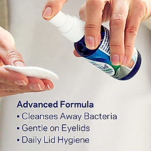 TheraTears SteriLid Eyelid Cleanser and Face Wash, for irritated eyes, 2 fl oz Spray