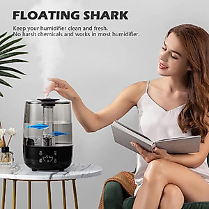 FITORCH Humidifier Cleaner, Universal Humidifier Tank Cleaner Fish for Most Humidifier & Fish Tank, Purifies Water, Eliminates White Dust and Odor, Prevents Hard Water Build-Up(6 Pack)