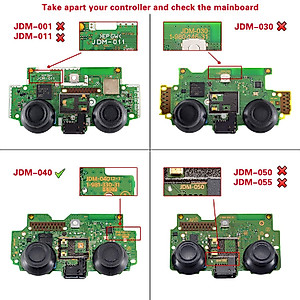 eXtremeRate 2 pcs Conductive Film Keypad Ribbon Cable Silicone Adhesive Conductive Pad Kits for PS4 Pro JDM-040 - Screwdriver Tools Included