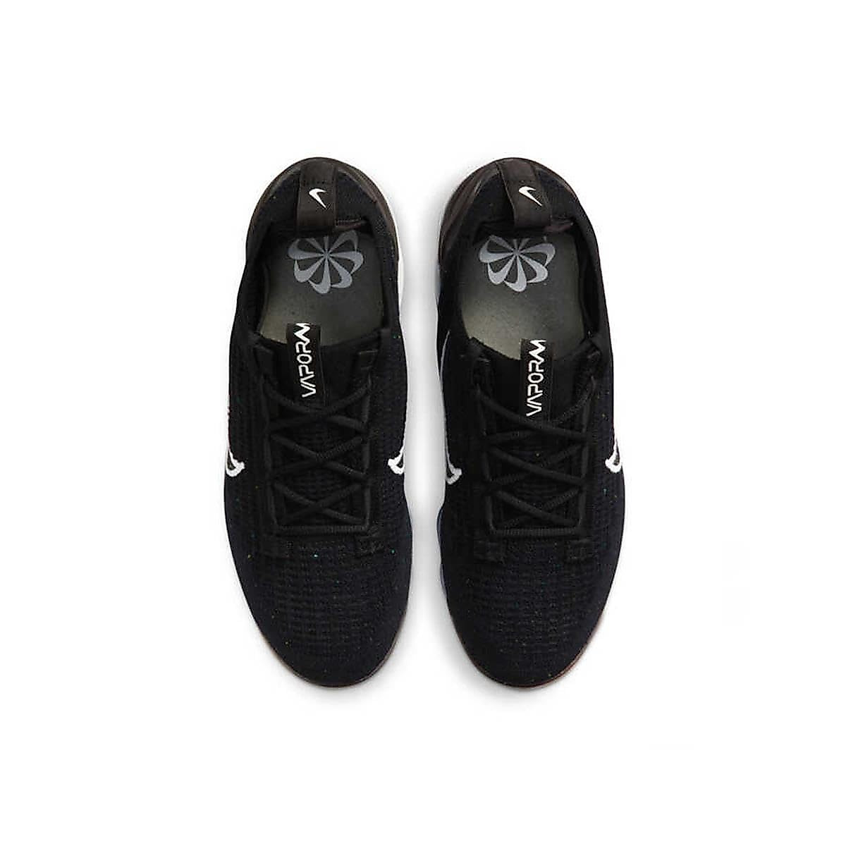 Nike Women's Low-Top Sneakers, Black White Metallic Silver, 8.5