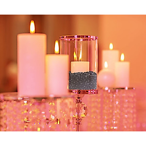 ONLYKXY Wedding Table Scattering Acrylic Diamond Gem Shape Crystal Confetti for Bridal Shower Party Decoration Vase Filler Bead Masquerade Table Decor (4MM/0.15inch Mini, Black, 4000)