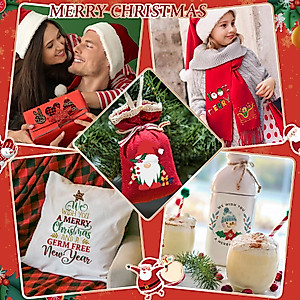 Yeaqee 54 Sheets Christmas Iron on Decals Xmas Patches Appliques Santa Claus Heat Transfer Stickers for T Shirts Iron on Transfers Decal for Jackets Clothes Backpacks Decorations DIY Crafts Party