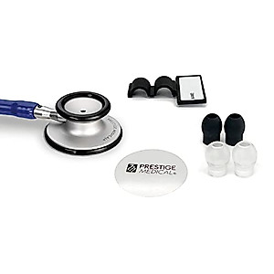 Prestige Medical Clinical Lite Stethoscope, Stealth, 3.8 Ounce