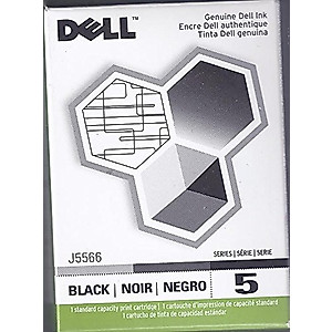 Dell J5566 Standard Capacity Black Ink Cartridge (Series 5) for Dell 946 All-in-One Printer
