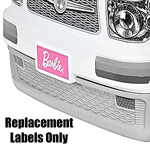 Fisher-Pric e Replacement Stickers for Barbie Care Clinic ~ Barbie Doll Playset FRM19 Barbie Care Clinic ~ Replacment Labels ~ Sheet D ~ Stickers 24-28, 40,43,44 and 47
