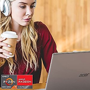 2022 Acer Aspire 5 Slim Laptop, 15.6" Full HD IPS, AMD Ryzen 7 5700U Octa-Core Processor (Beats i7-1165G7), 16GB DDR4 RAM, 1 TB PCIe NVMe SSD, WiFi 6, Backlit KB, Fingerprint Reader, Windows 11