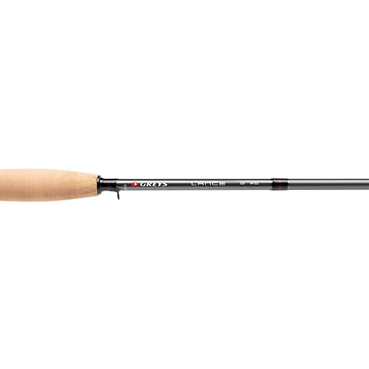 Greys Lance 9' 5wt Fly Fishing Rod, 4-Piece Intermediate Modulus Carbon Blank, Anodised Alloy Reel Seat, AAA Cork Handle